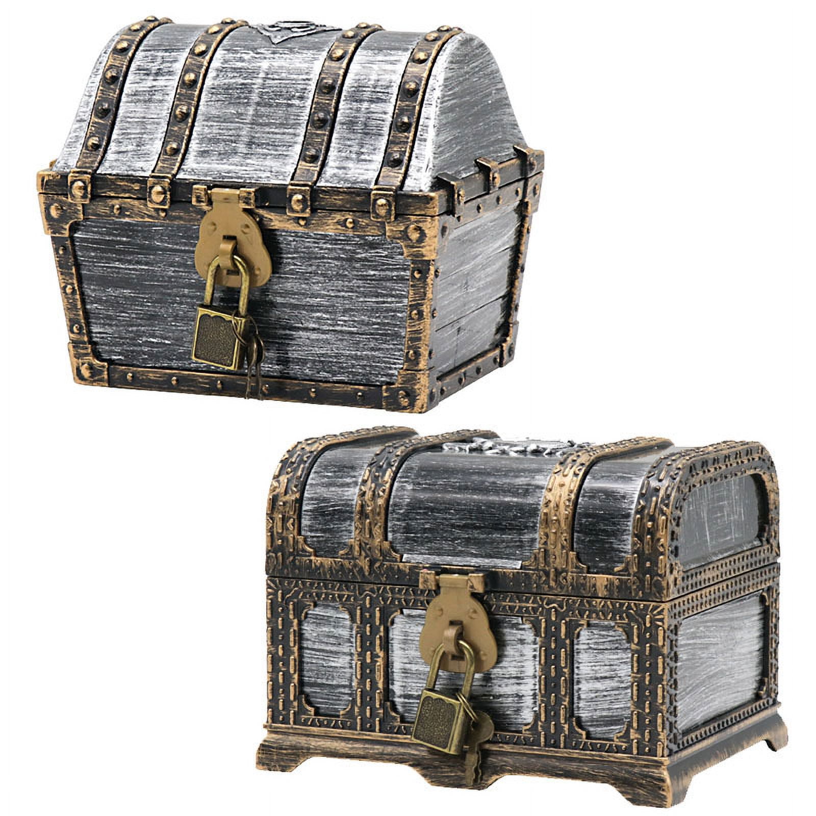Cofre del tesoro pirata para niños, colección de tesoros favoritos de ...