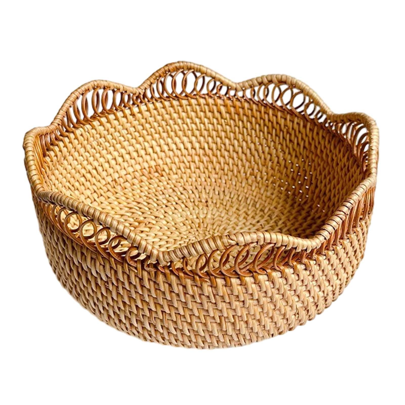 Click here for Rongfmy Wicker Tray Display Handwoven Food Organiz... prices