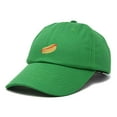 DALIX Hot Dog Hat Embroidered Mens Womens Baseball Cap in Kelly Green ...