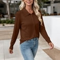 APEXFWDT Lightweight Sweater Jacket for Women Long Sleeve Lapel Collar ...