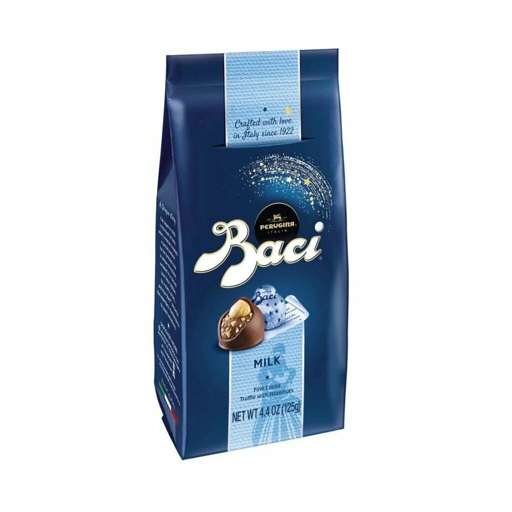 Perugina Baci Milk Chocolate Truffle Bag, 4.4oz (Pack Of 2.) - Walmart.com