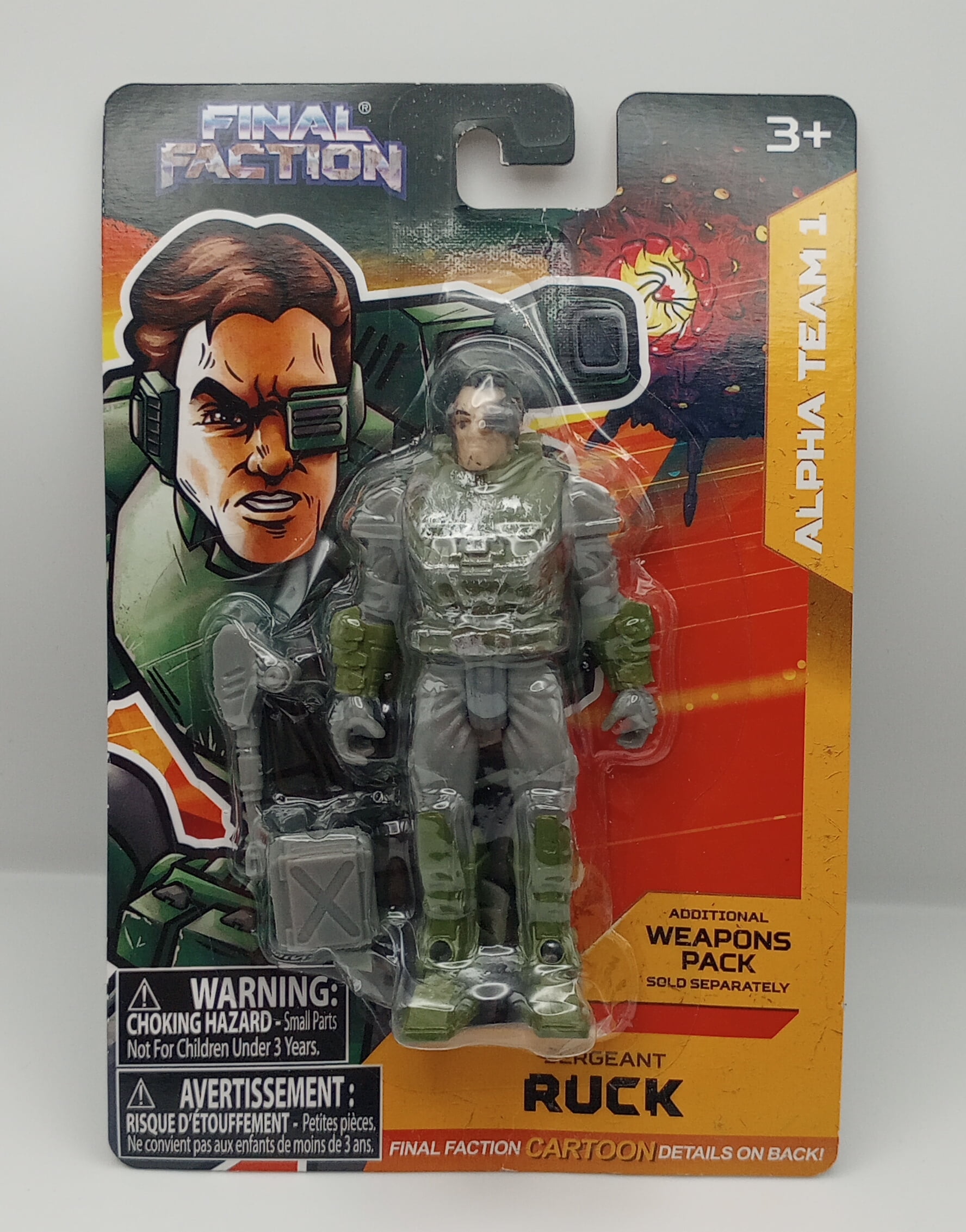 Final Faction Alpha Team 1 Sergeant Ruck Action Figure - Walmart.com