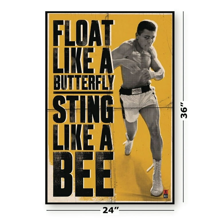 Muhammad Ali Float Like A Butterfly Quote