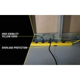 Yellow Jacket 5154 4-Foot Metal Power Strip With 510J Surge Protector ...