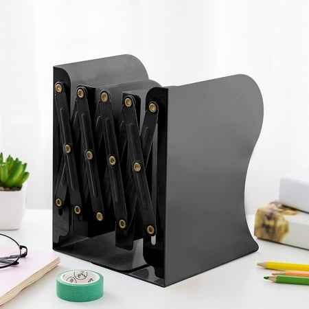 JOYWEI Retractable Bookends For Shelves Book Support Stand Adjustable ...