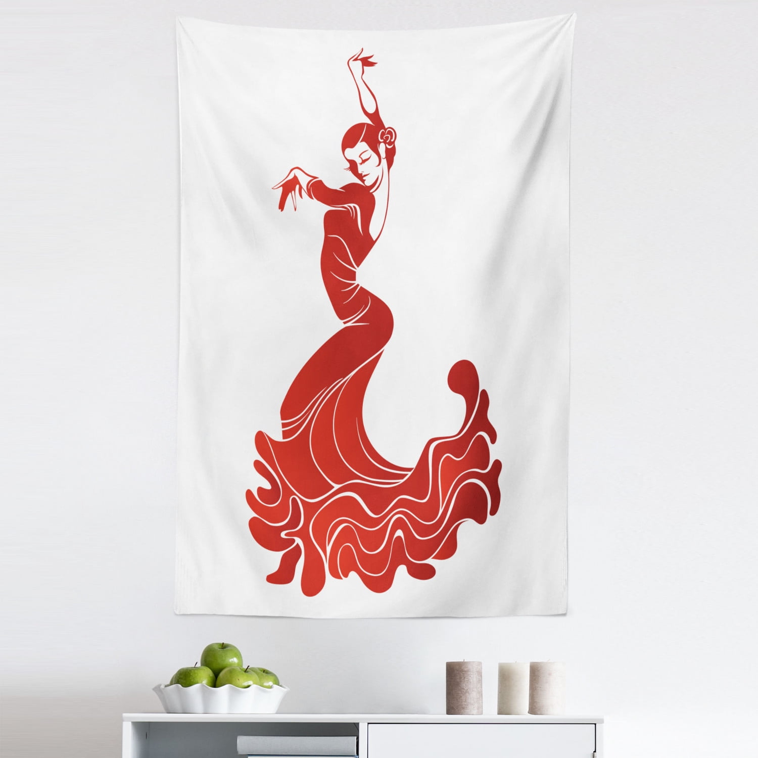 Spanish Tapestry, Flamenco Dancer Performance European Folklore ...