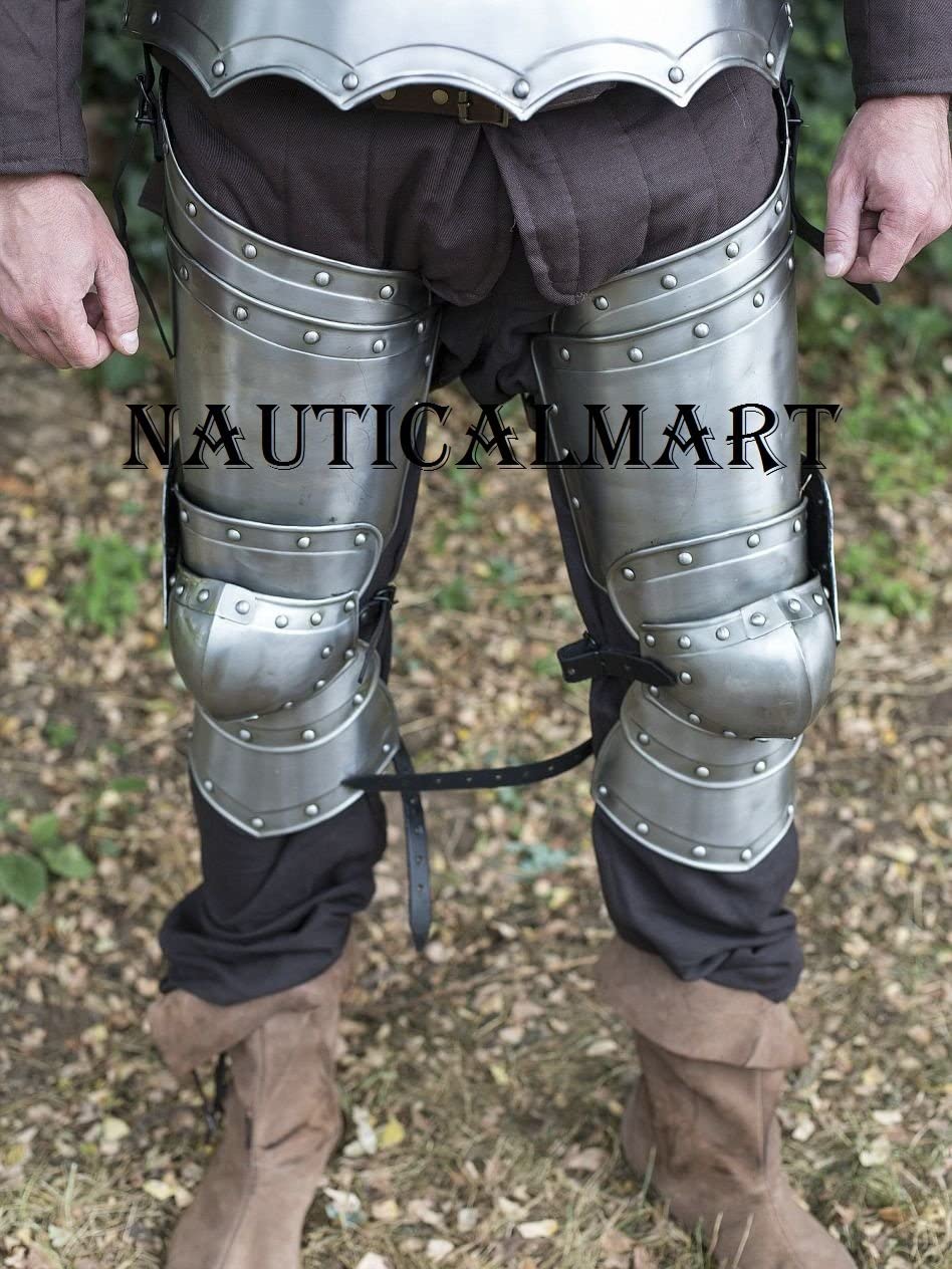 Buy NAUTICALMART Medieval Reenactment LARP Armor Upper Leg Armor Online ...