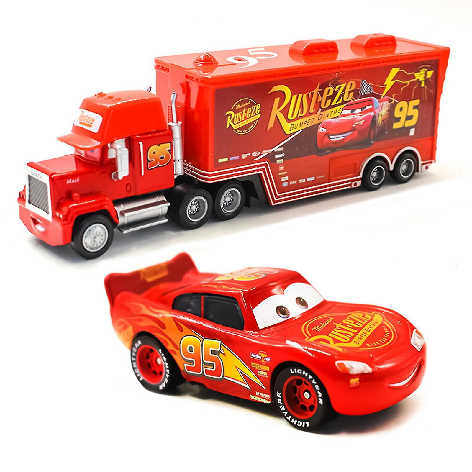 Click here for Cars Movie Mcqueen the King chick Hicks mack Truck... prices