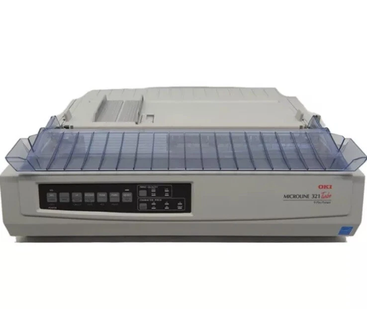 Restored OKI Data Microline 321 Dot Matrix Impact Printer - Monochrome ...