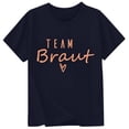 Big Girls T Shirts Fashionable Letter Round Neck Short Sleeved Cute ...