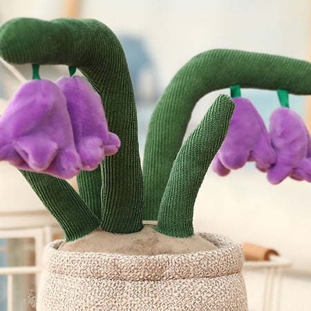 Potted Plant Stuffed Decoration,Potted Plush Decoration Cute Potted ...