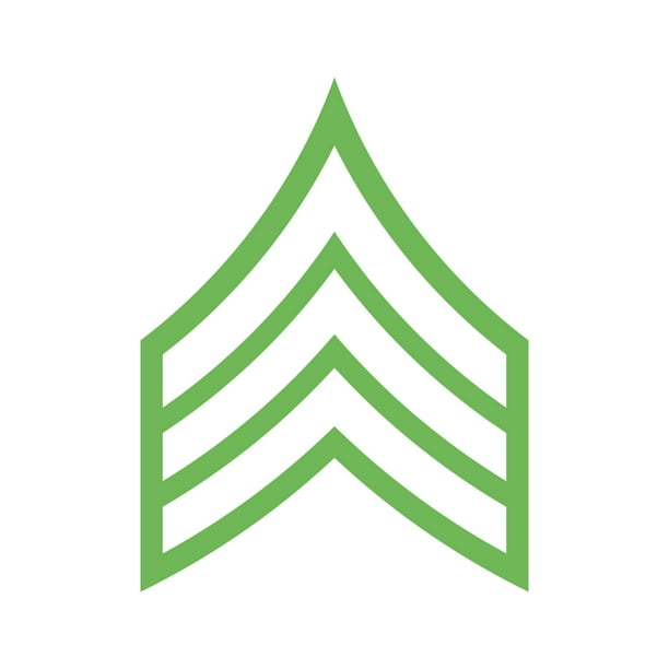 E-5 Sergeant Rank Sticker Decal Die Cut - Self Adhesive Vinyl ...