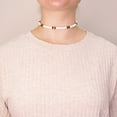 Fablinks 16" Adjustable Puka Shell Necklace Choker with White Heishi ...