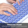 Trahoo Wireless Keyboard Mouse Combo Compact Full Size Wireless