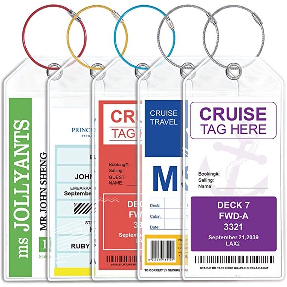 Luggage Tags Cruise Ships