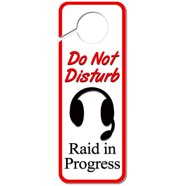 Do Not Disturb Service Dog in Room Plastic Door Knob Hanger Sign ...