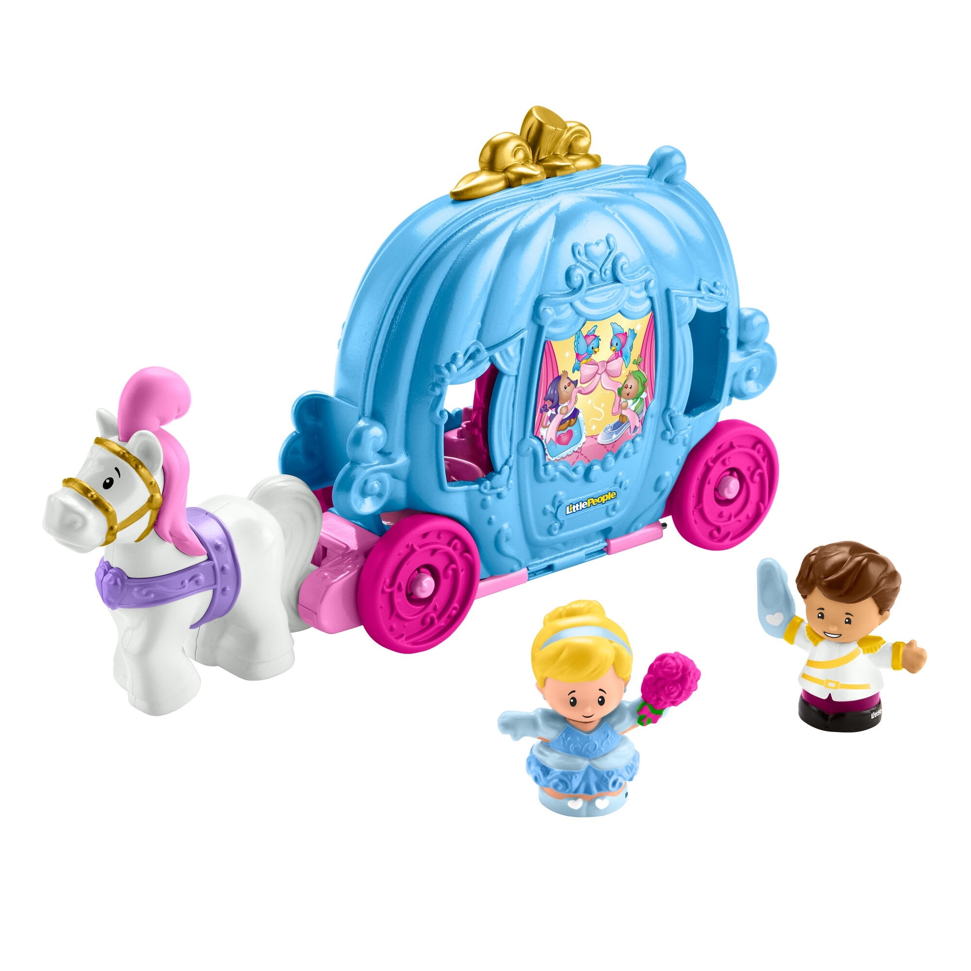 Buy Disney Princess Cinderella’s Dancing Carriage by Little People ...