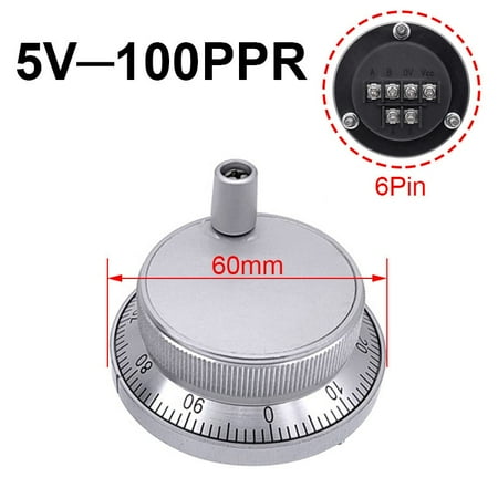 Manual Pulse Generator 100 Handwheel Rotary Encoder for CNC Machine ...