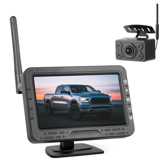 Podofo Wireless Backup Camera System Kit with Easy Installation for ...
