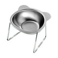 Elevated Stainless Steel Cat and Dog Bowls with Metal Stand Raised Food ...