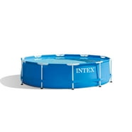 Intex 18' x 52" Ultra Frame Above Ground Swimming Pool Set with Sand ...