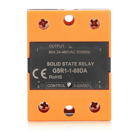 Solid State Relay, Shock Proof DC3-32V DA SSR 24-480V Output With Heat ...