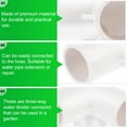 Tuibely Pvc Fittings 3 4 3 Way Connectors For Diy Shelf Garden 20