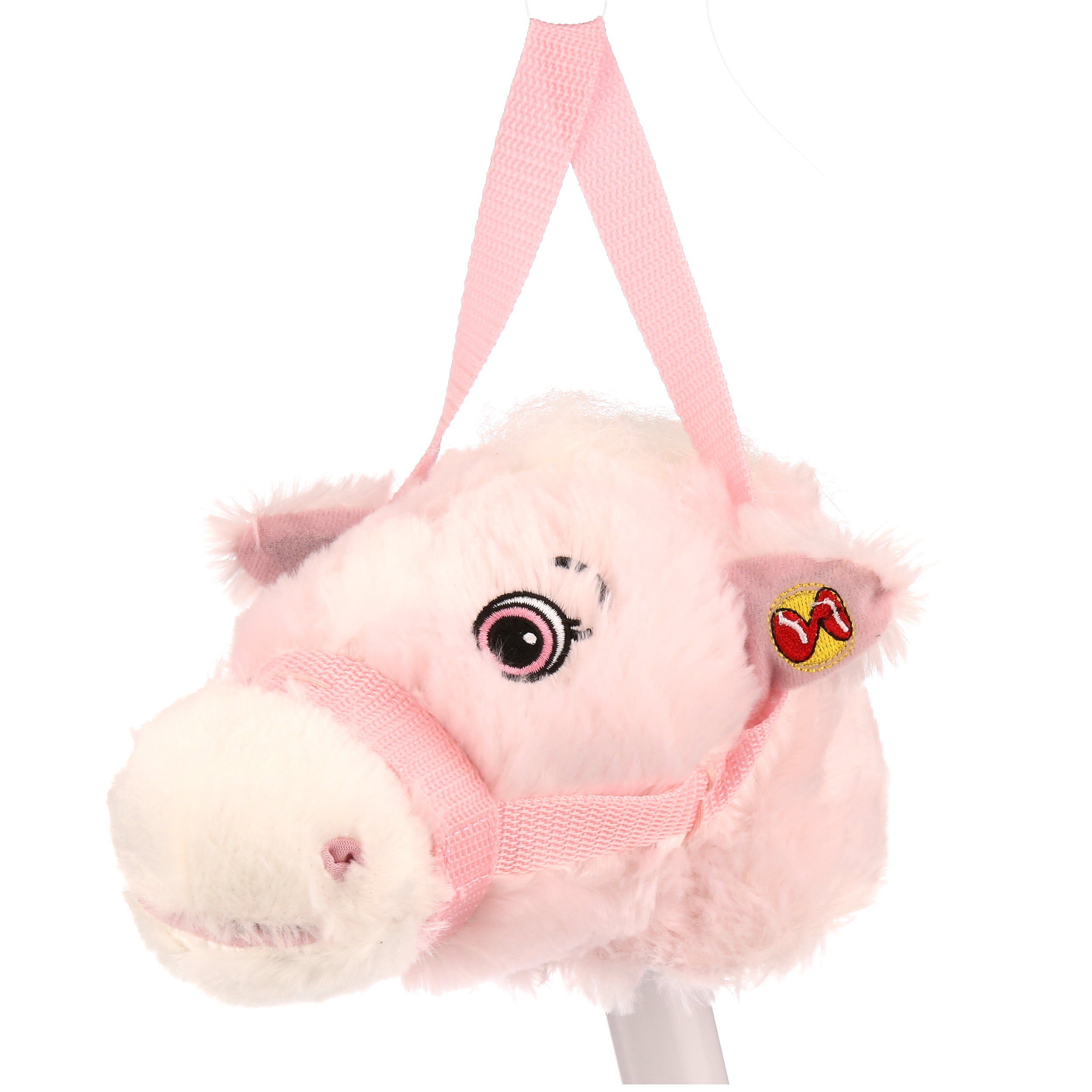 Buy Rockin' Rider Animated Plush Talking Stick Pony, Pink Online at ...