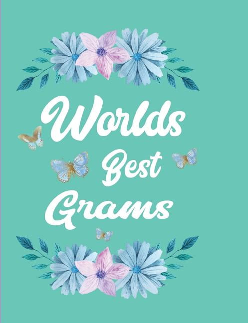 Worlds Best Grams: Teal Blank Lined Journal - Walmart.com
