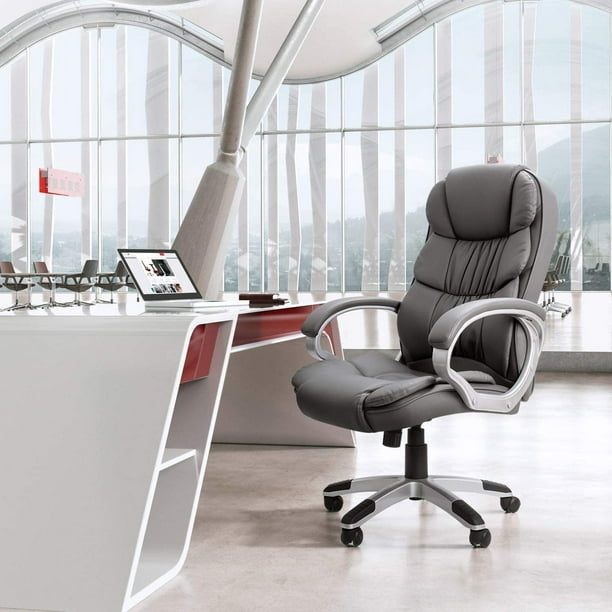 Vineego Office Chair High Back Computer Chair Ergonomic Desk Chair, PU ...