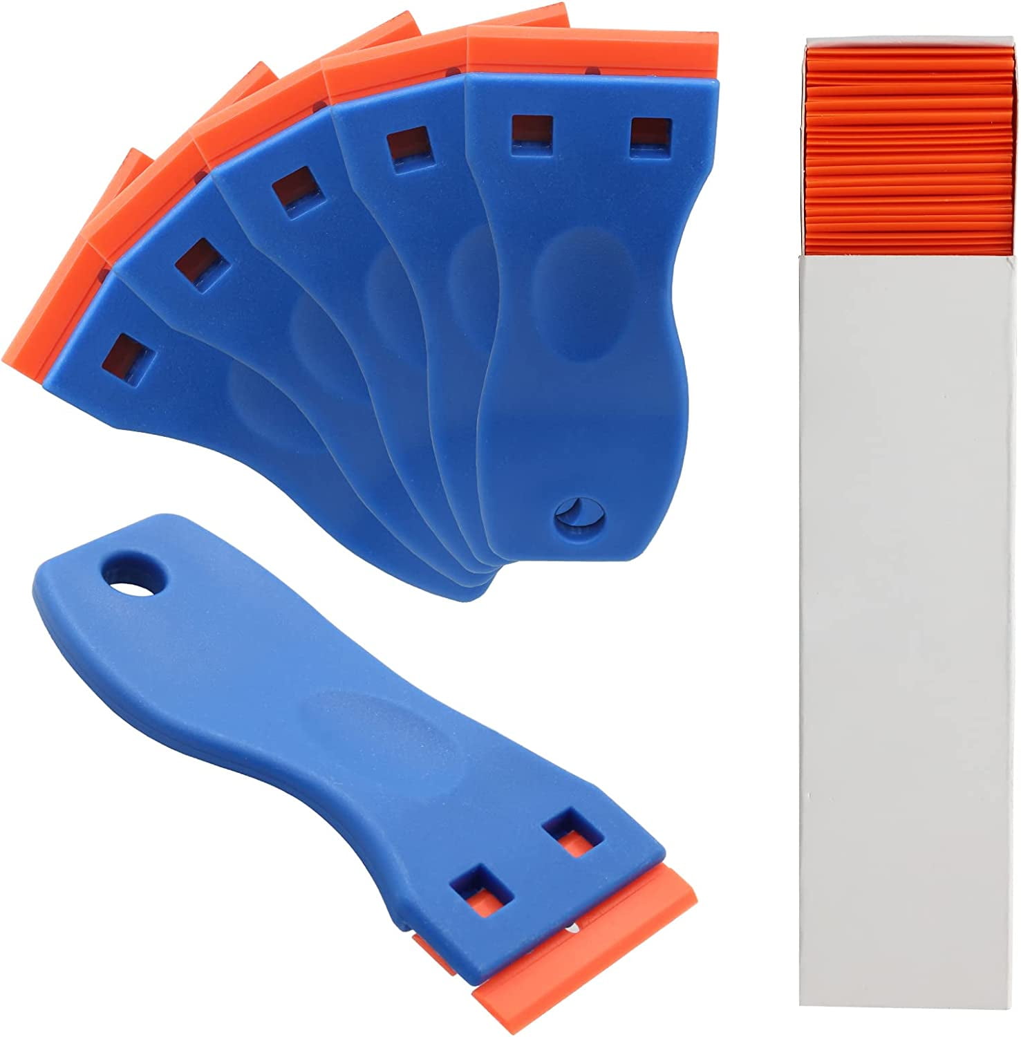 12pcs Plastic Spatula Scraper, Plastic Putty Scraper Air Bubble Remover ...