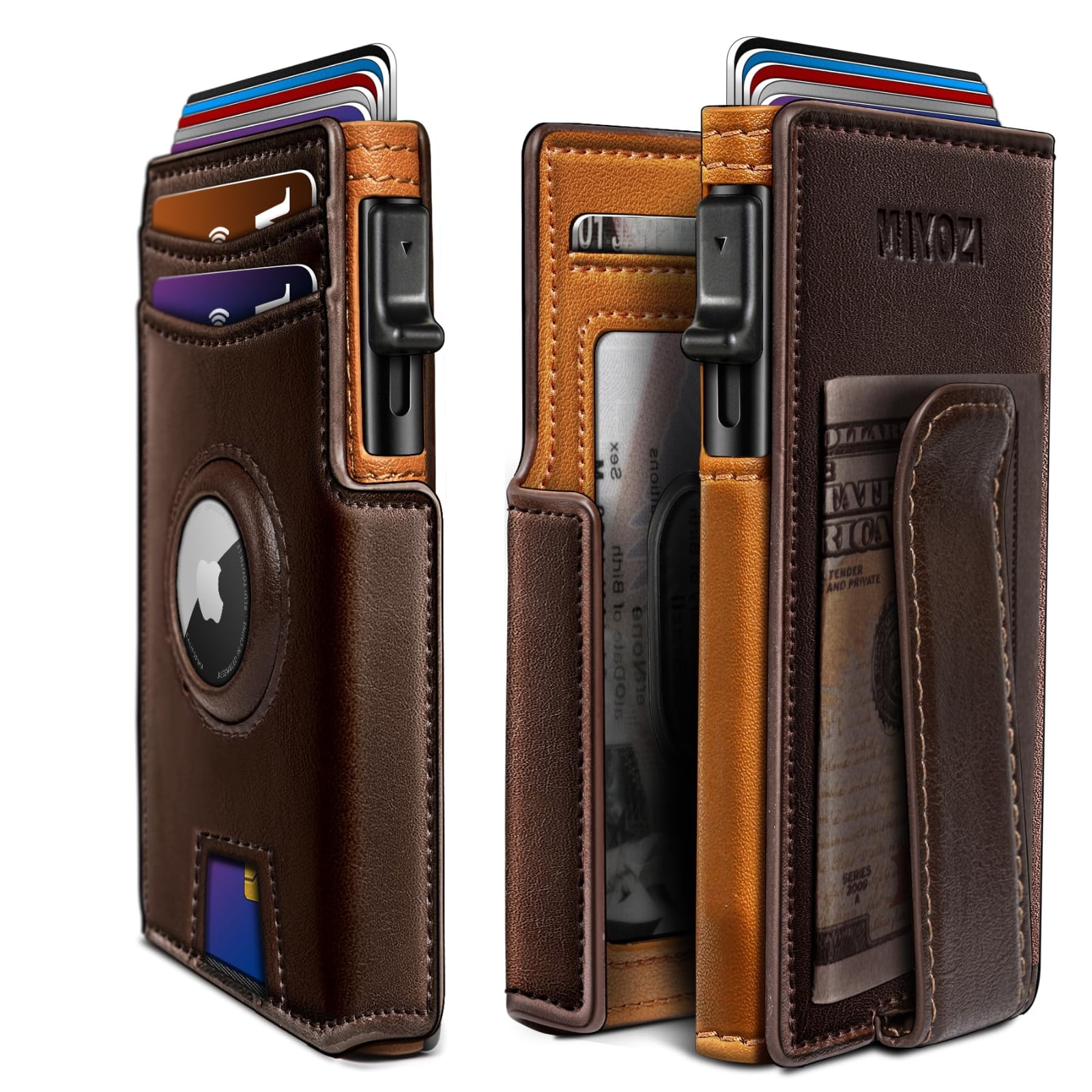 Click here for Unbranded Brown Rfid Blocking Magnetic Flip Mens W... prices