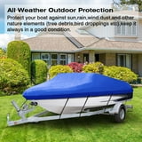 Waterproof 210D Trailerable Boat Cover Outdoor Protector Dustproof V ...