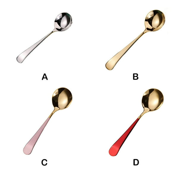 relayinert Spoon Stainless Rounded Edges Long Handle Spoons Handles ...