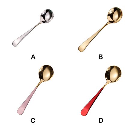 relayinert Spoon Stainless Rounded Edges Long Handle Spoons Handles ...