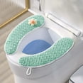 All-Season Thickened Toilet Seat Cover with Cartoon Handle, 2-Pack ...