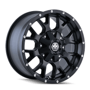 12952M1587 20 x 9.0 in. GD1 Grid Off-Road Wheels, Matte Black with ...