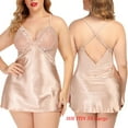 Avidlove Women Lingerie Satin Lace Chemise Nightgown Sexy Full Slips