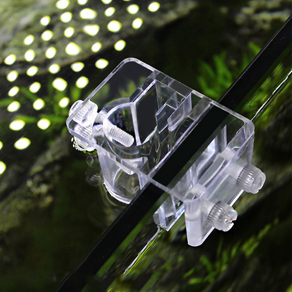 Acrylic Fixing Tubing Clamp Aquarium Fish Tank Inflow Outflow Tube ...