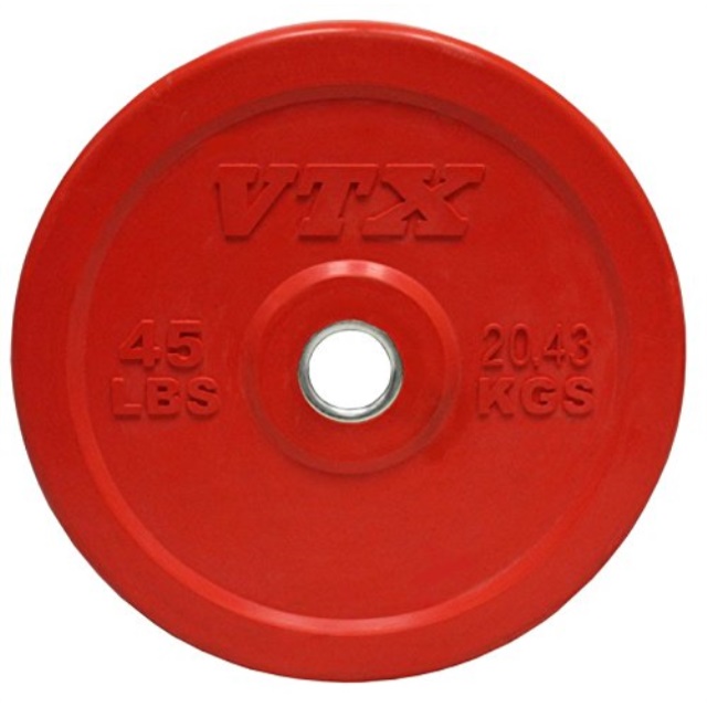 VTX by Troy Barbell O-045SBP Colored Bumper Plate - Walmart.com ...