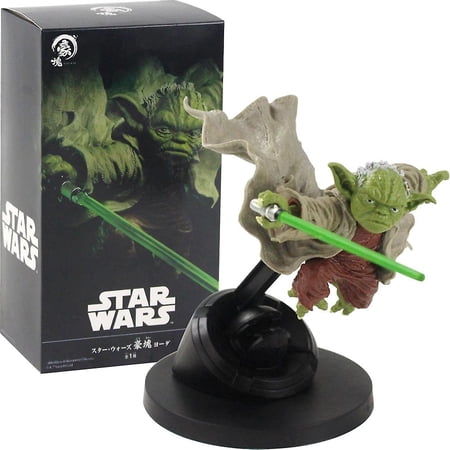15cm Master Yoda With Sword Jedi Knight Fighting Version Action Figure ...