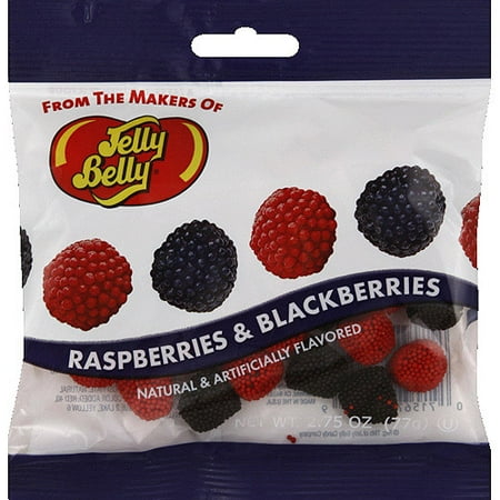 Jelly Belly, Raspberries & Blackberries Candy, 2.75 Oz, (Pack Of 12 ...