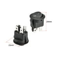 Boat Rocker Switch Round Toggle Switch for Boat Car Marine 4pins ON/OFF ...