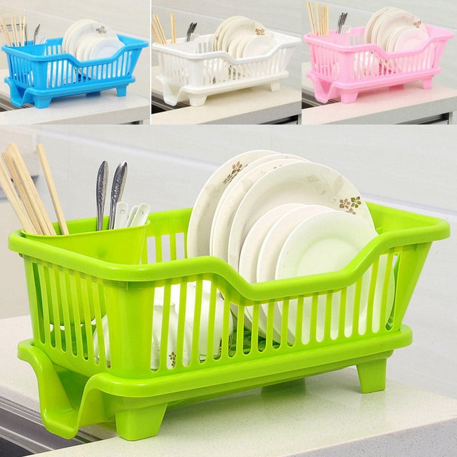 Escurridor de plástico multiusos para cocina, escurridor de platos ...