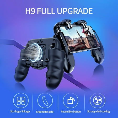 Gamepad (Charging / Plug-In Version) Six-Finger Game Controller ...