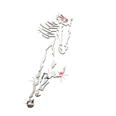 Creative Horse 3D Self Adhesive Crystal Self Adhesive Crystal Acrylic ...