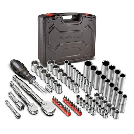 Powerbuilt 642452 80 Piece 14-inch and 38-inch Drive Mechanics Tool Set ...