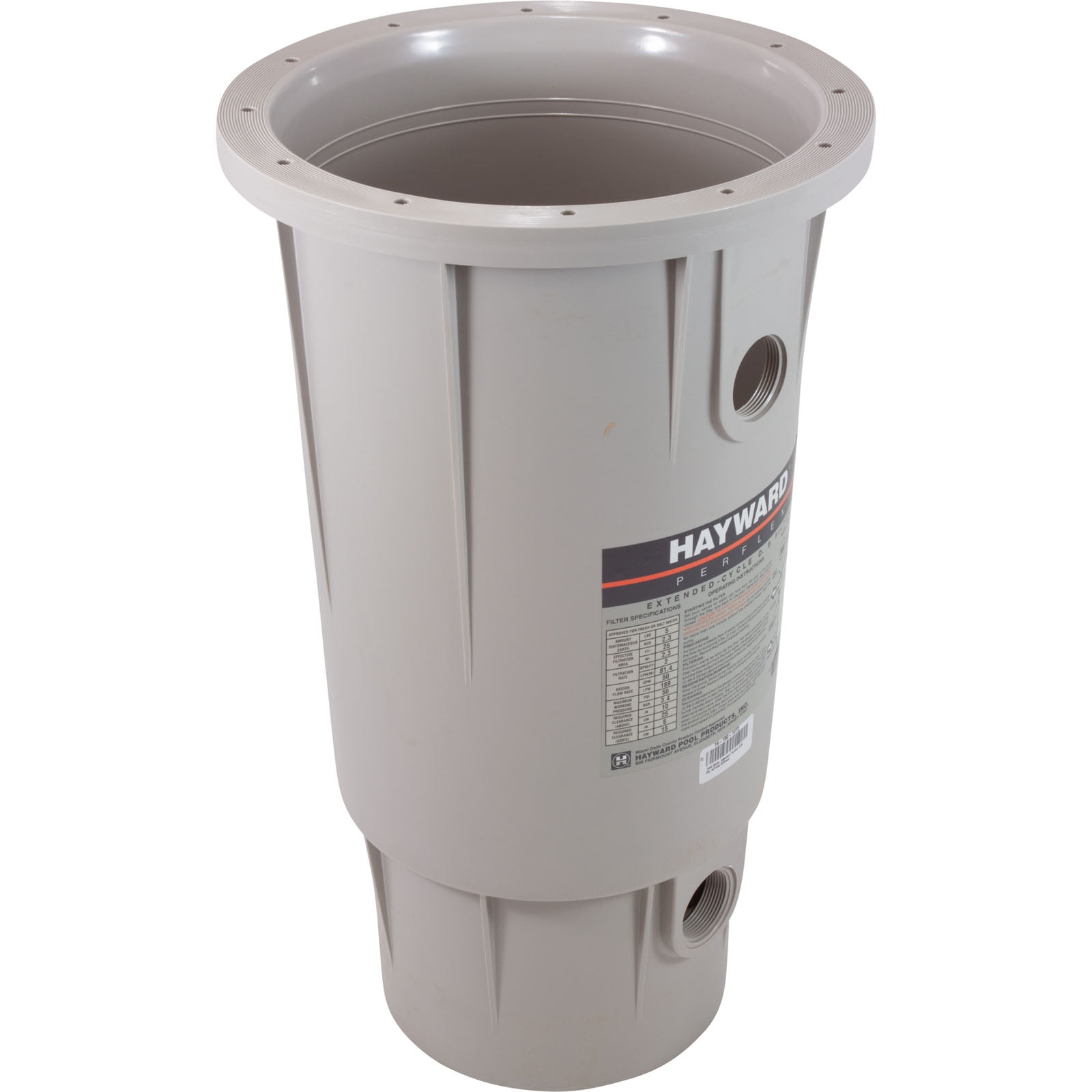 Tank Body, Hayward Perflex EC50A, w/Flow Diffuser - Walmart.com