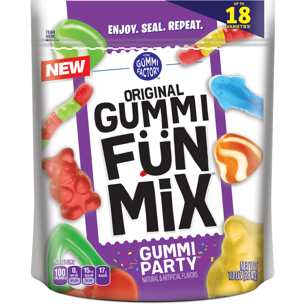 ORIGINAL GUMMI FUN MiX Gummi Party, 10 oz bag - Walmart.com - Walmart.com