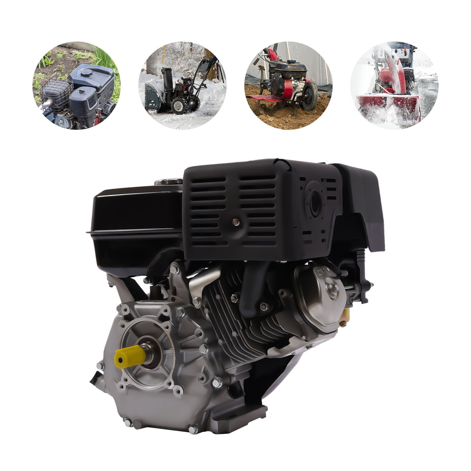 420CC 4 Stroke 15HP Gas Motor Engine OHV Gasoline Motor Forced Air ...